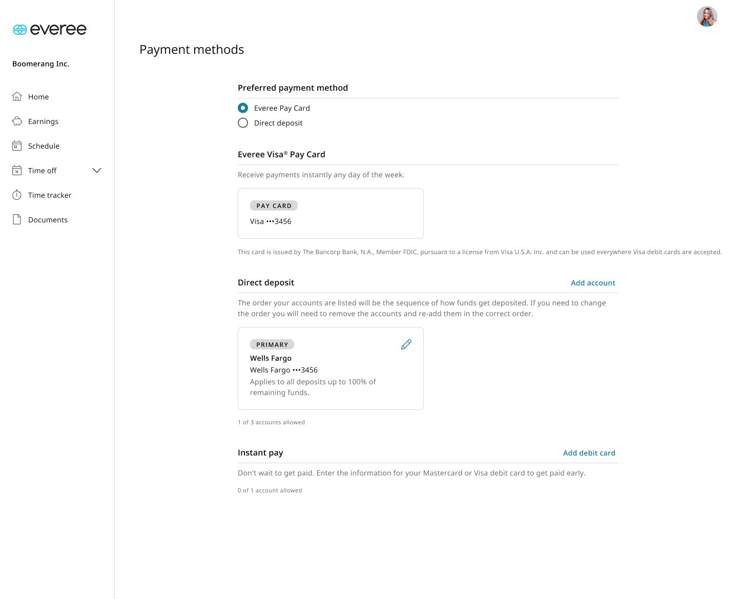 How to add, edit or delete a debit card as a payment method