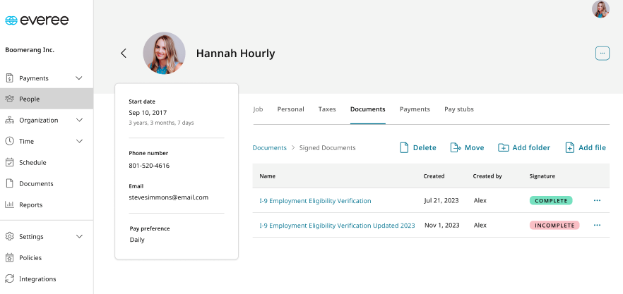 New Form I-9 Experience in Everee (Updated 2023)