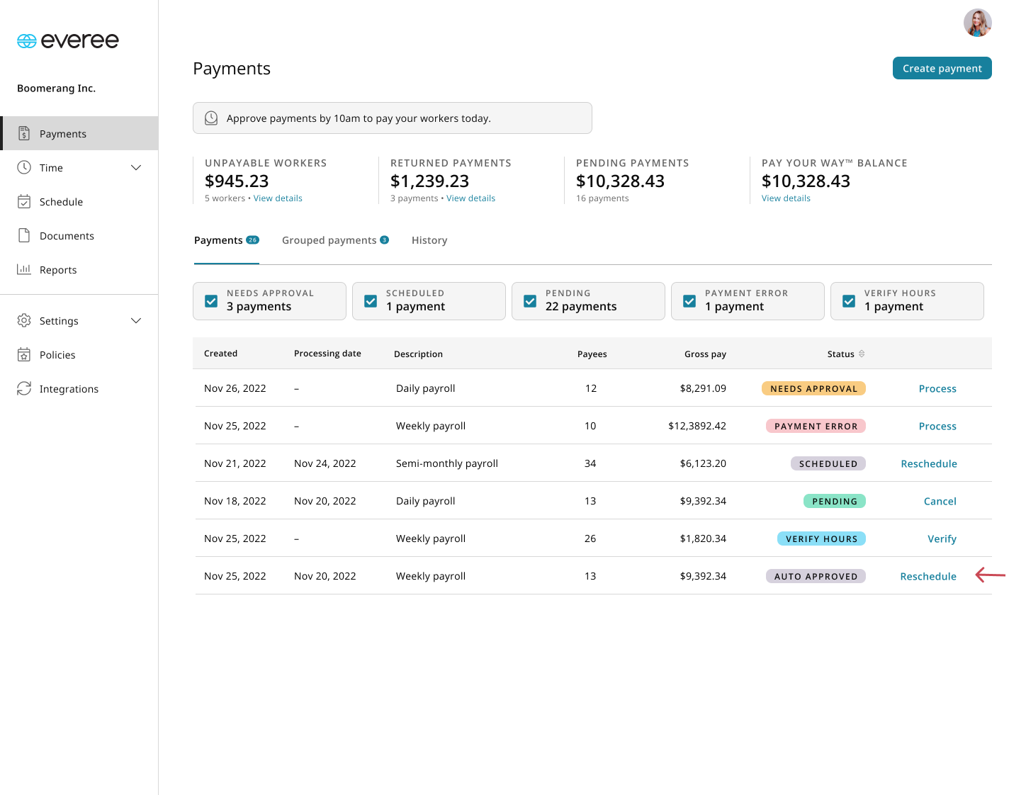 Auto Payroll FAQ - Salary
