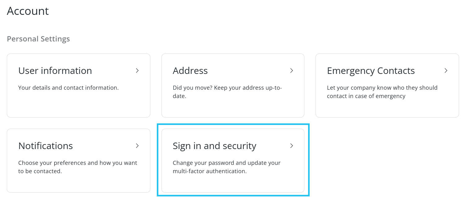 Account Security