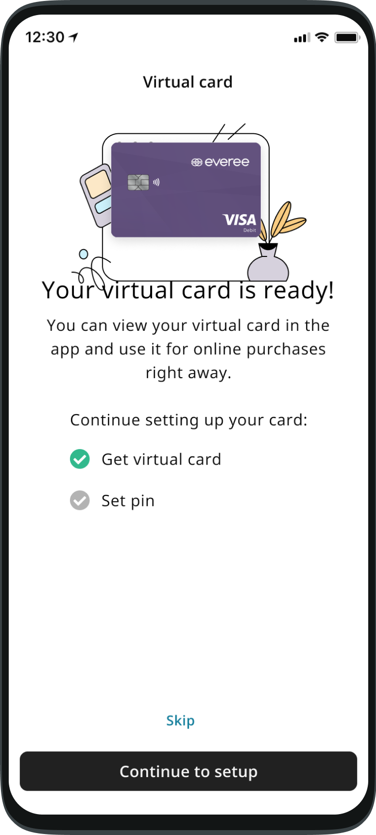 Pay Card Sign-up